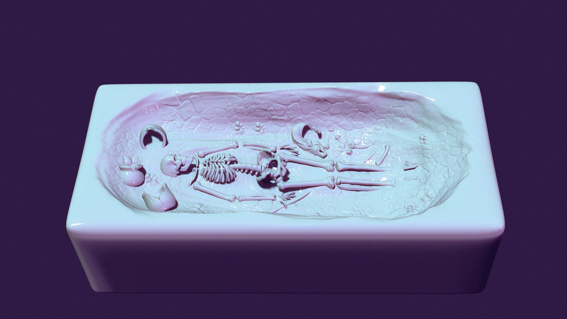 3D Skeleton In Historical Saka Excavations Model - TurboSquid 2123493