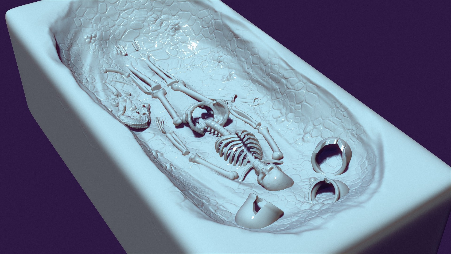 3D Skeleton In Historical Saka Excavations Model - TurboSquid 2123493