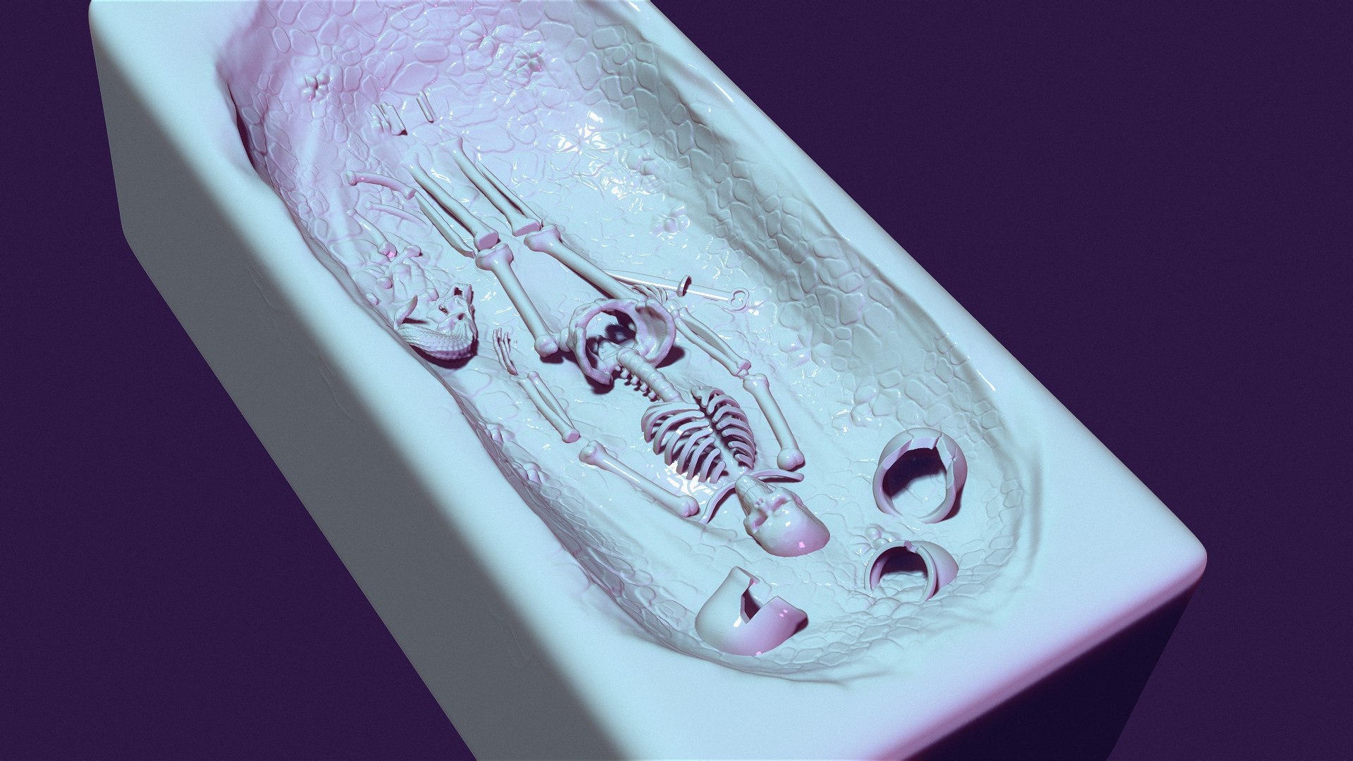 3D Skeleton In Historical Saka Excavations Model - TurboSquid 2123493