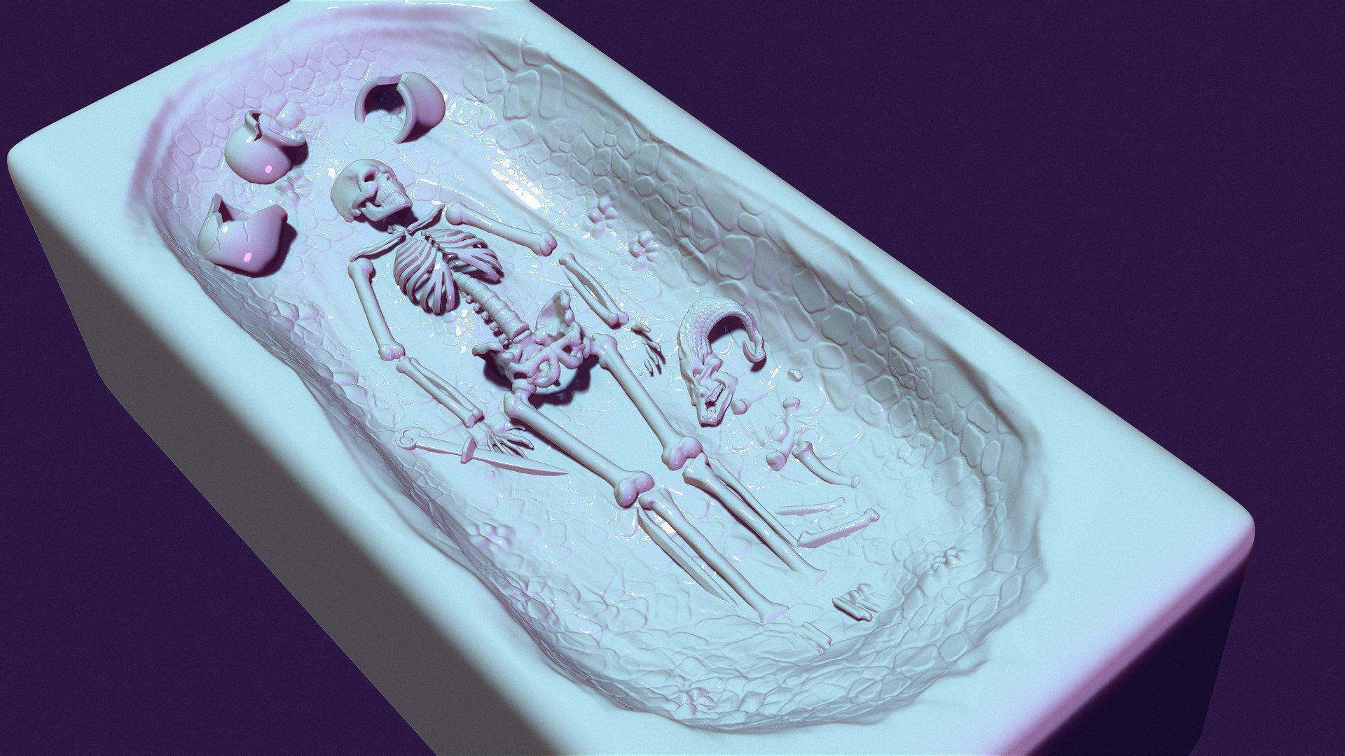 3D Skeleton In Historical Saka Excavations Model - TurboSquid 2123493