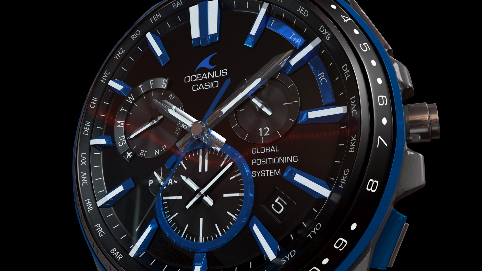 3d Casio Oceanus Model