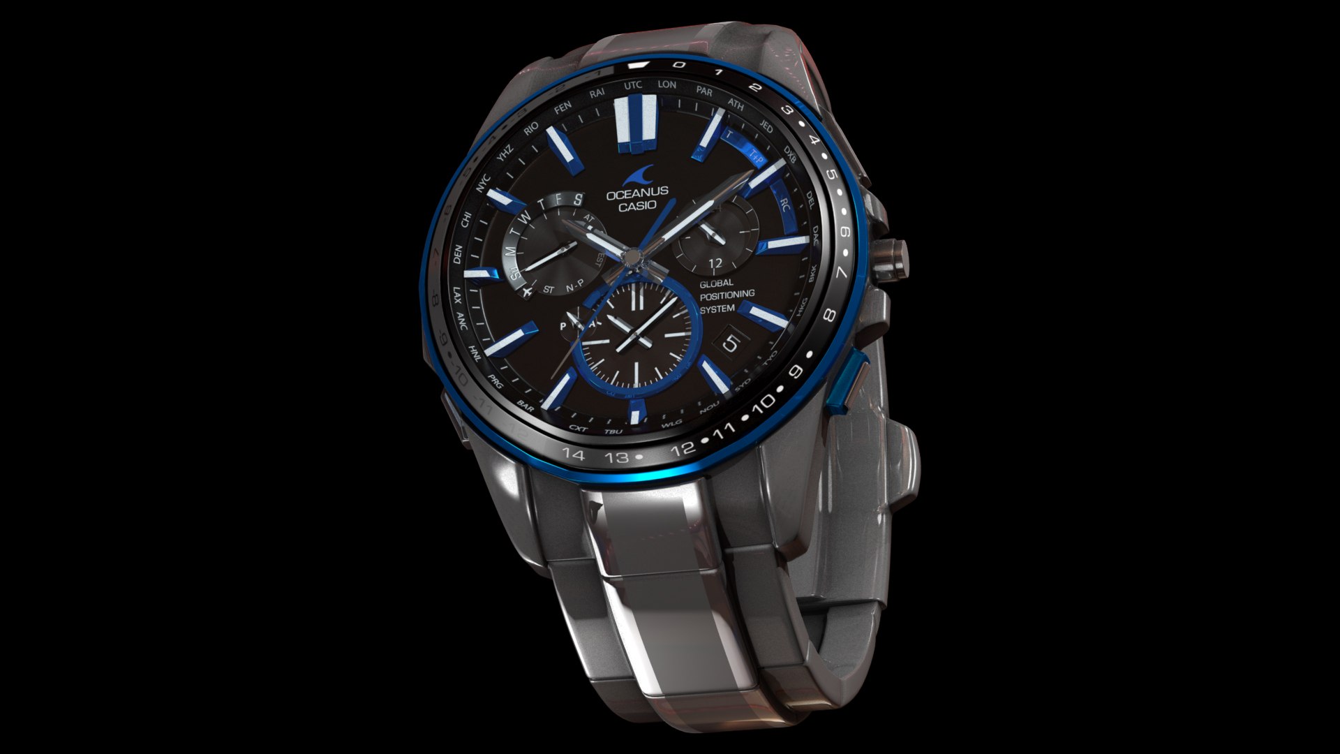 3d Casio Oceanus Model