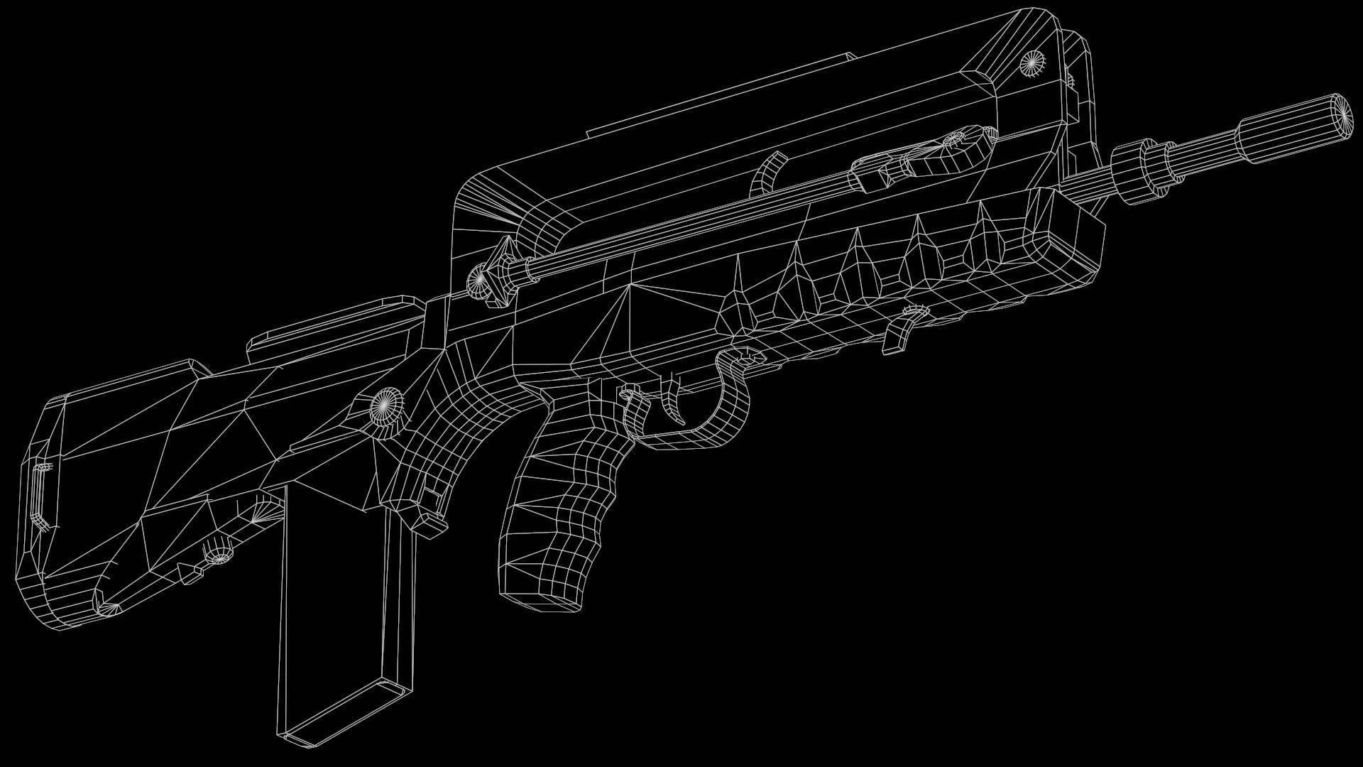 3D Famas F1 Assault Rifle - Mobile Ready Low Poly - TurboSquid 2283758