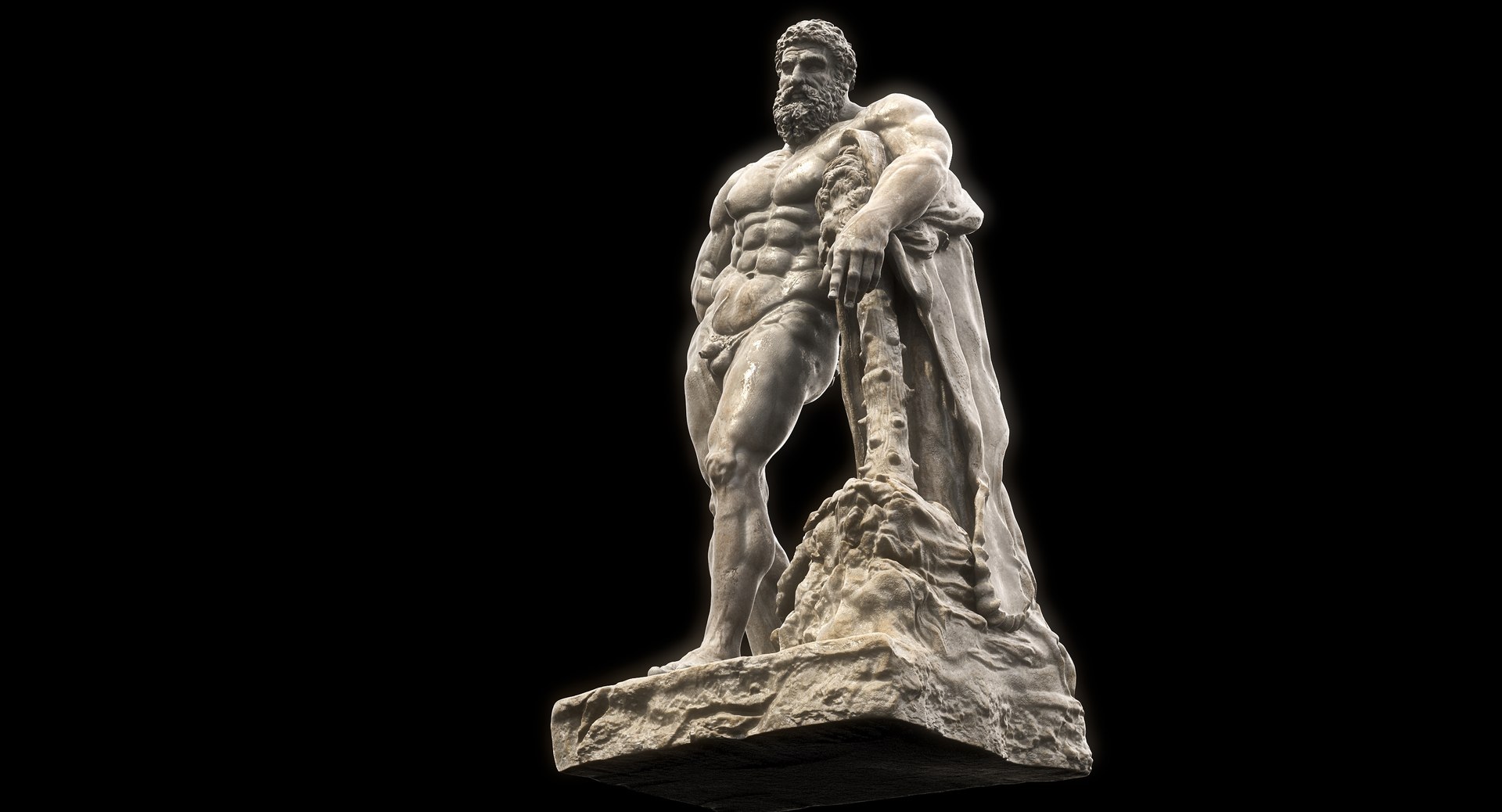 Marble Statue Farnese Hercules 3D Model - TurboSquid 1435475