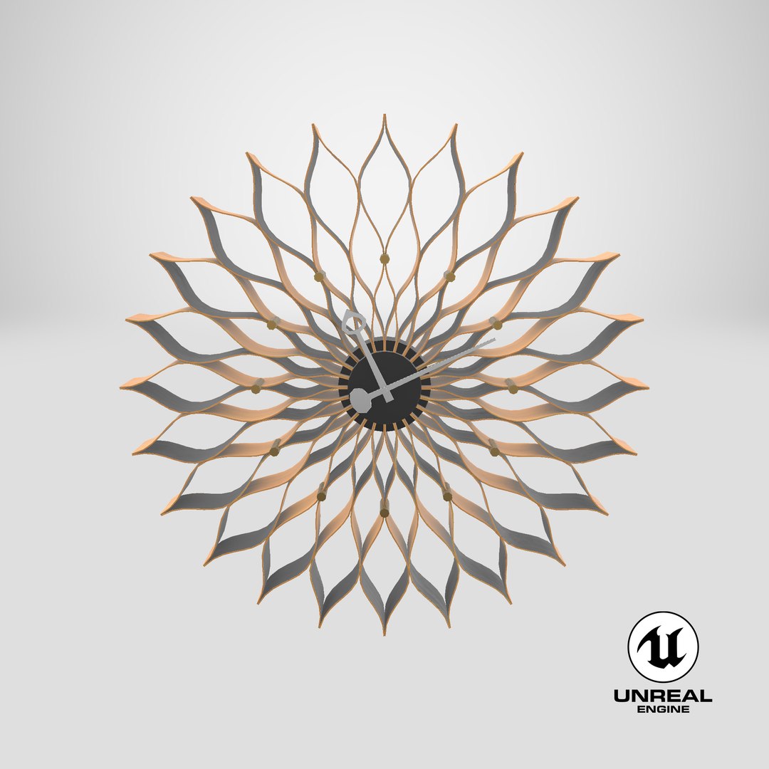 Modern clock 3D - TurboSquid 1271709