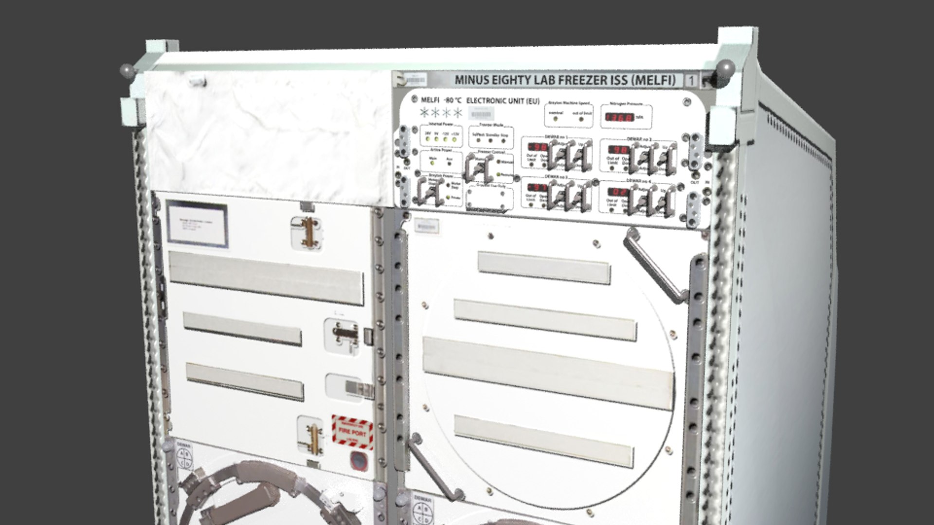 International Payload Rack Ispr Model - TurboSquid 1580918
