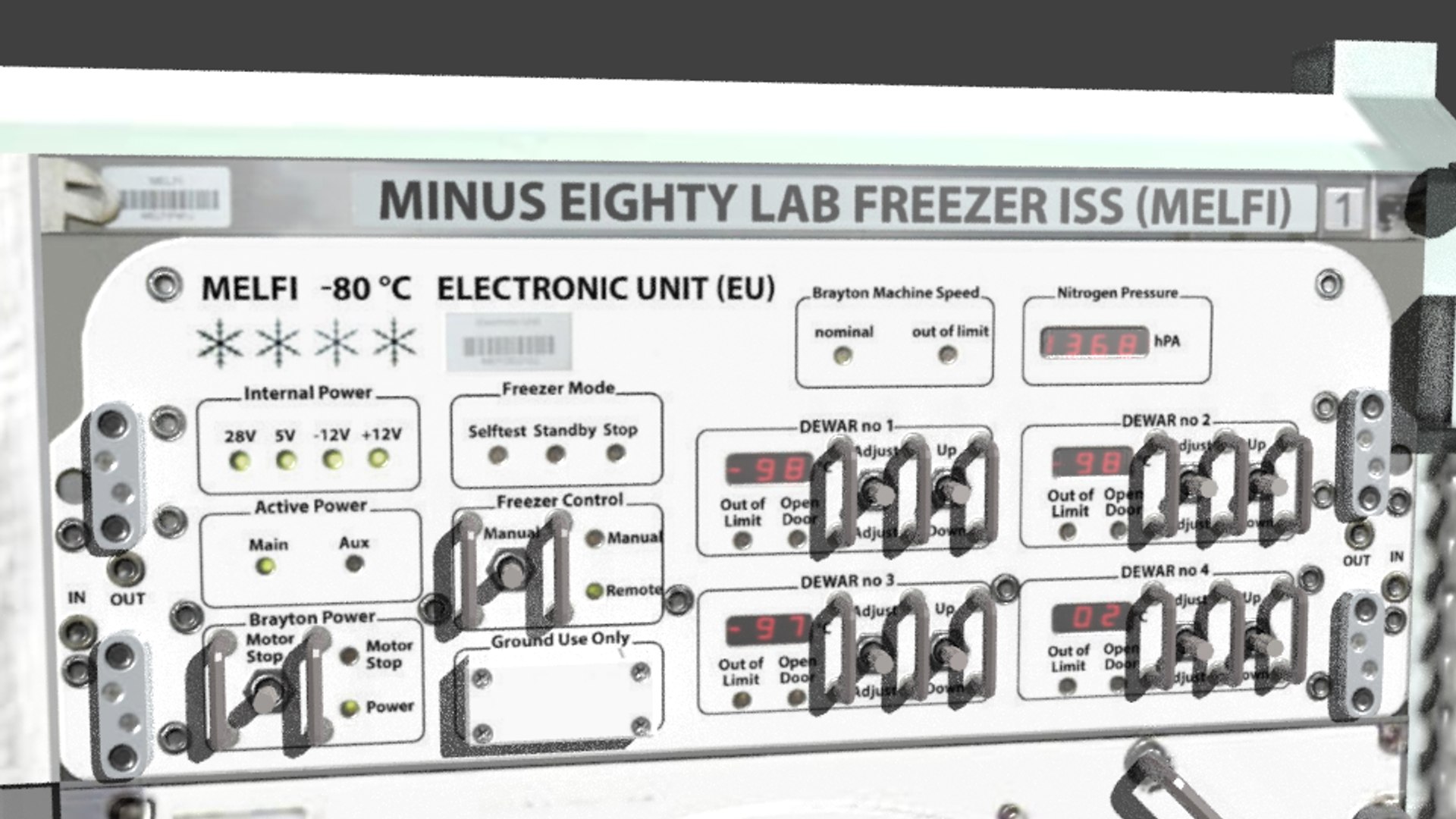 International Payload Rack Ispr Model - TurboSquid 1580918