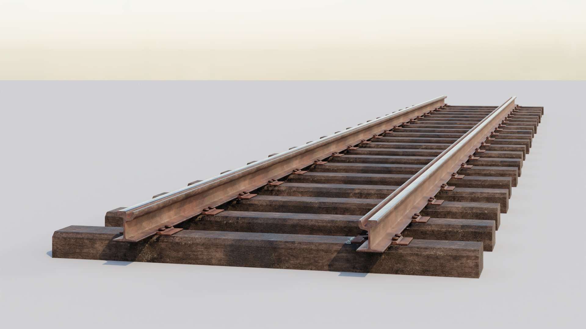 3D Grooved Tramway Railway Track - TurboSquid 1618367