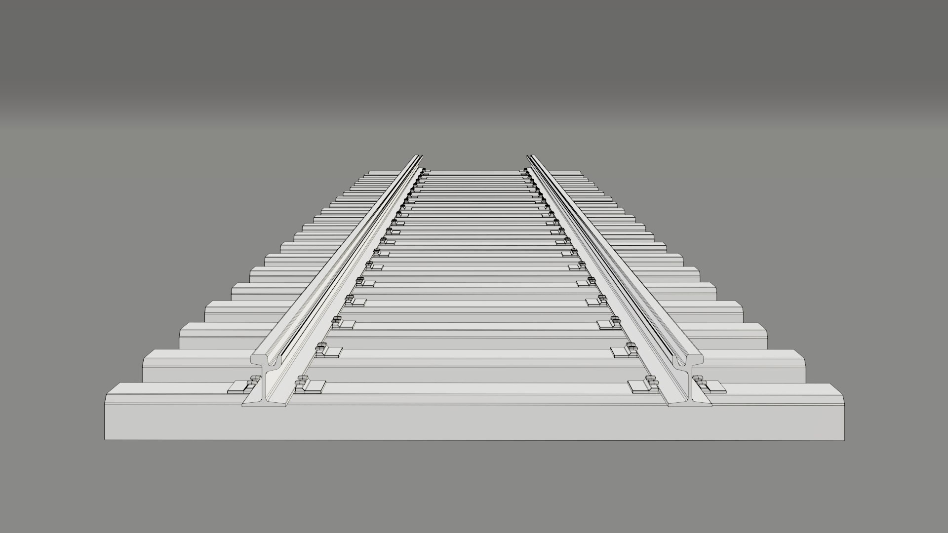 3D grooved tramway railway track - TurboSquid 1618367