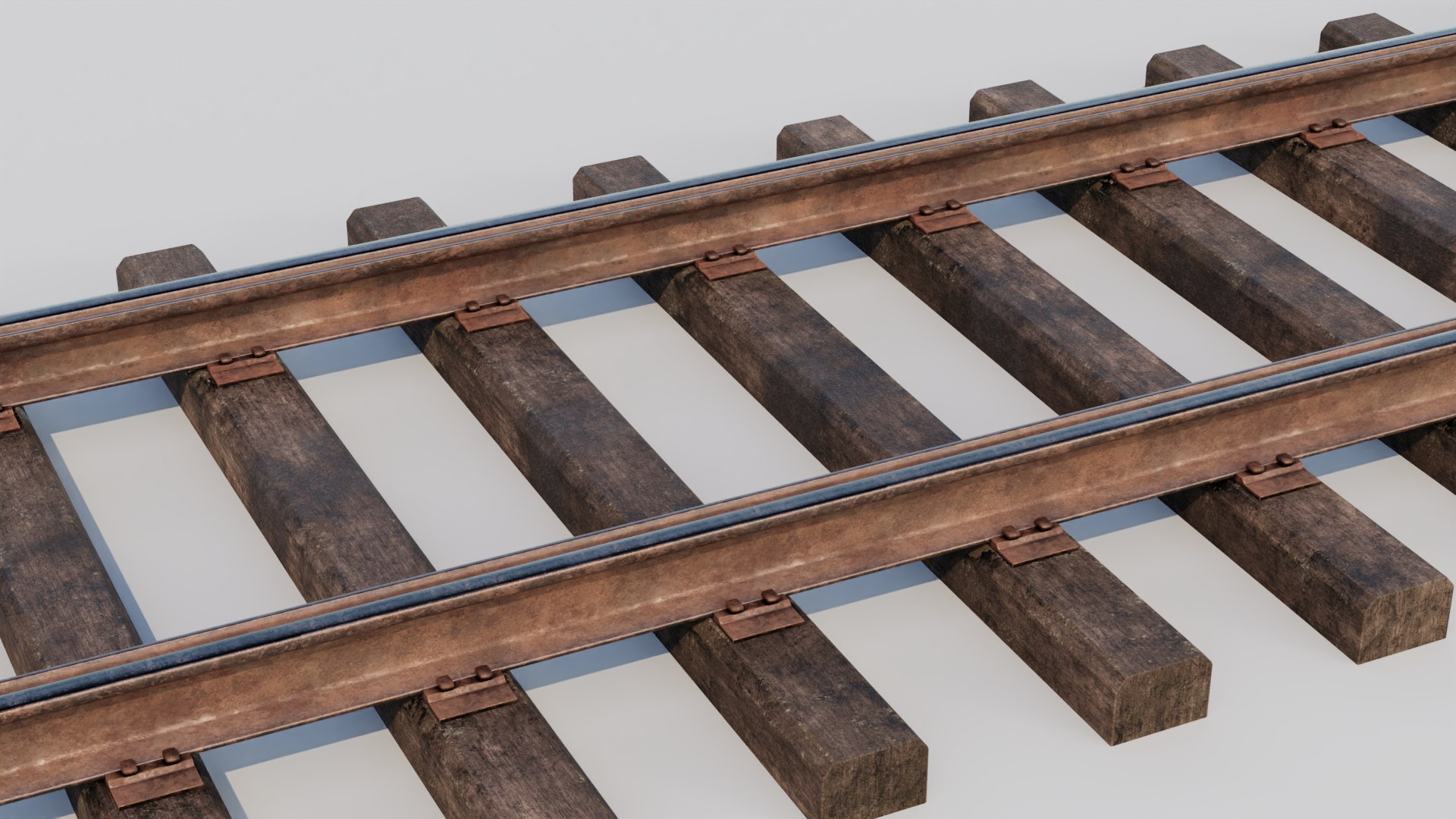 3D Grooved Tramway Railway Track - TurboSquid 1618367