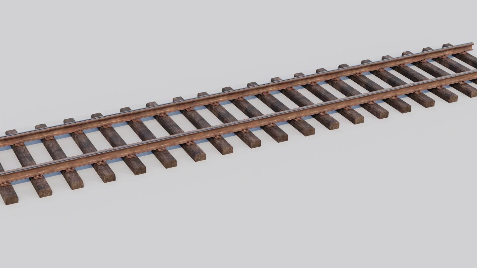 3D Grooved Tramway Railway Track - TurboSquid 1618367