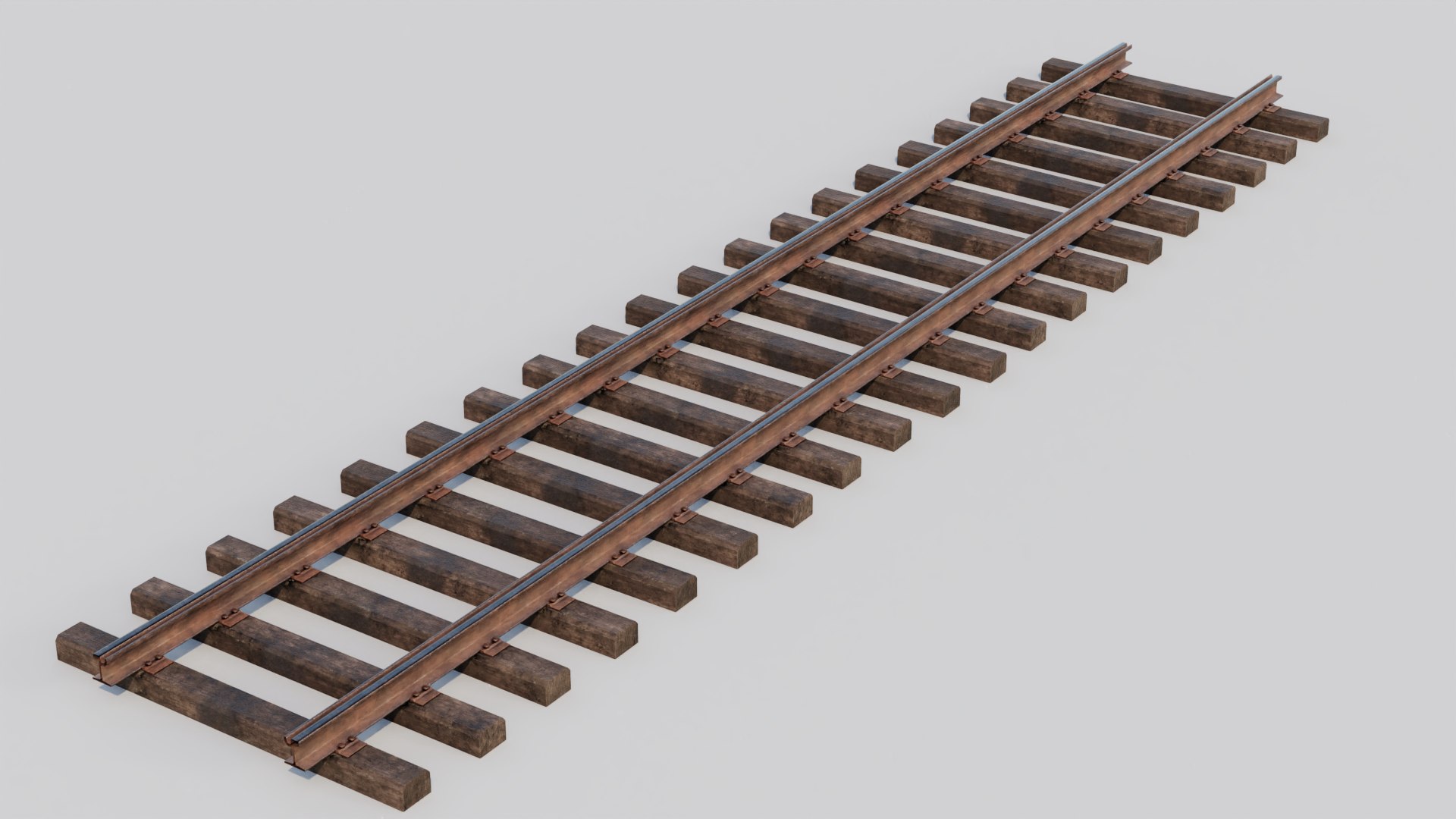 3D Grooved Tramway Railway Track - TurboSquid 1618367
