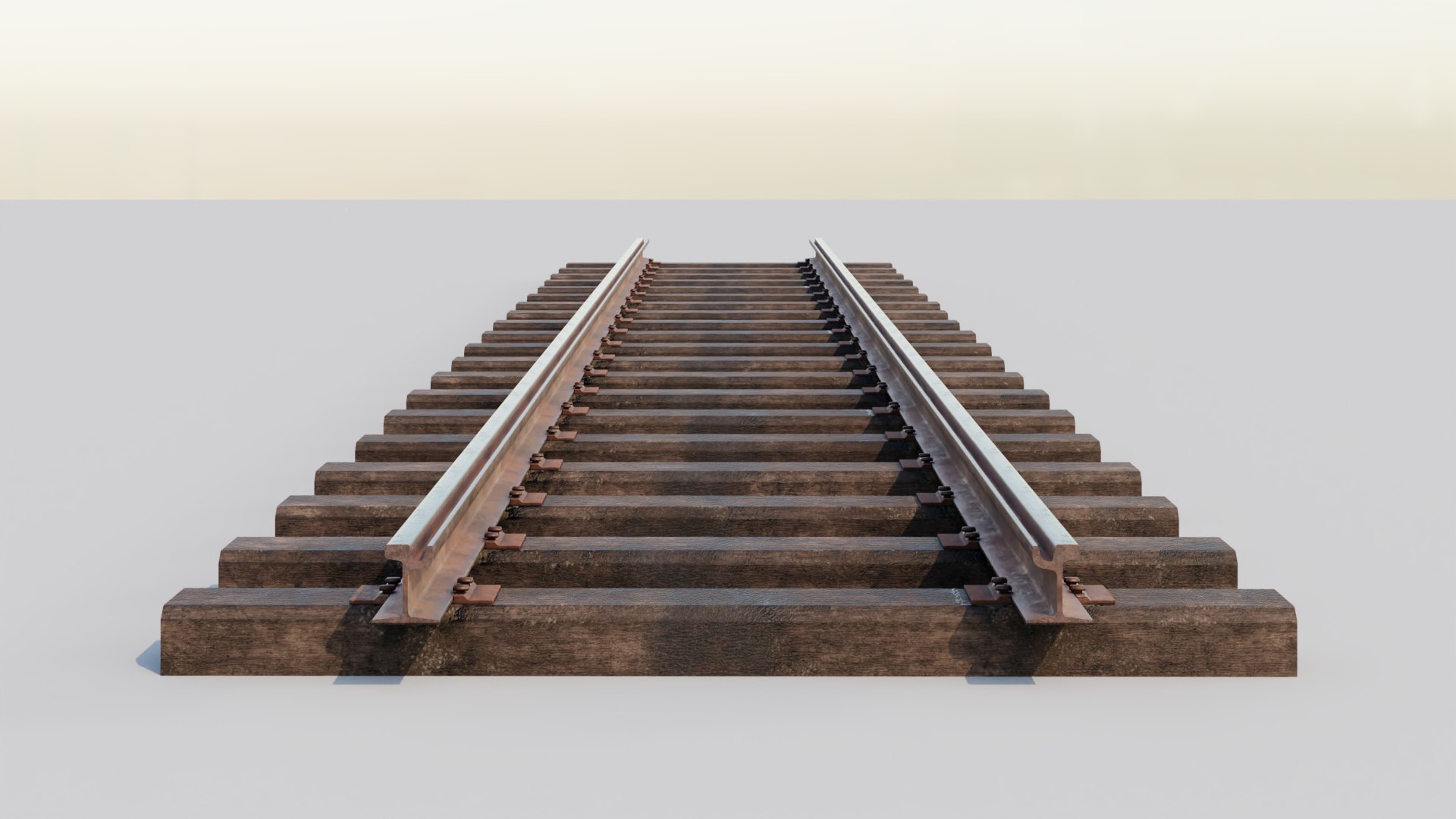 3D Grooved Tramway Railway Track - TurboSquid 1618367