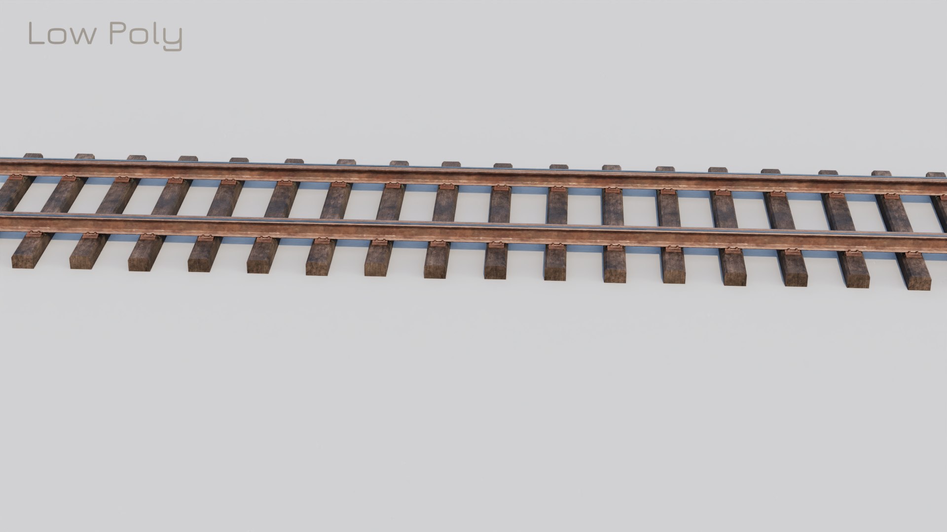 3D Grooved Tramway Railway Track - TurboSquid 1618367