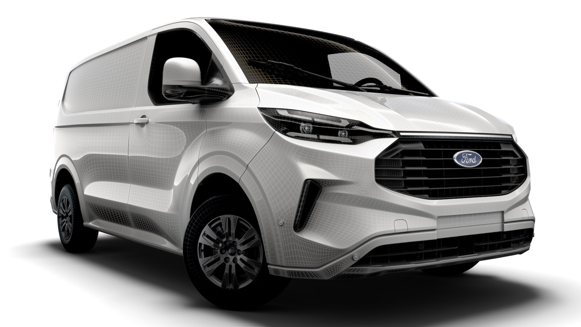 3D Ford Transit Custom Limited L1H1 2023 Model - TurboSquid 2077483