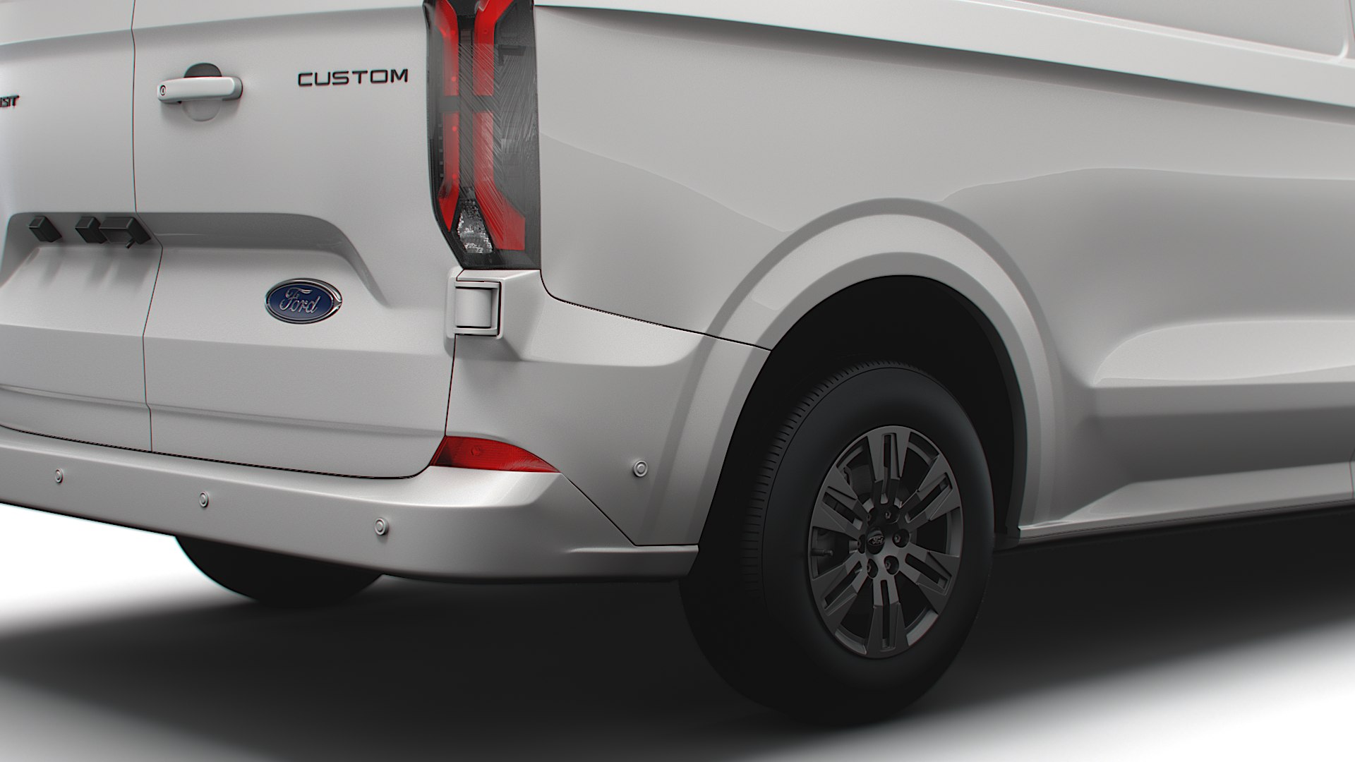 3D Ford Transit Custom Limited L1H1 2023 Model - TurboSquid 2077483