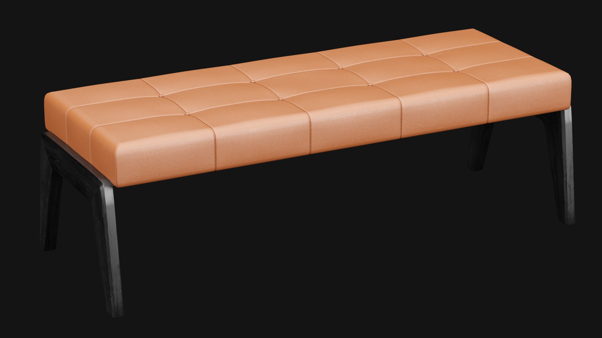 3D bed bench 9 model - TurboSquid 1848032