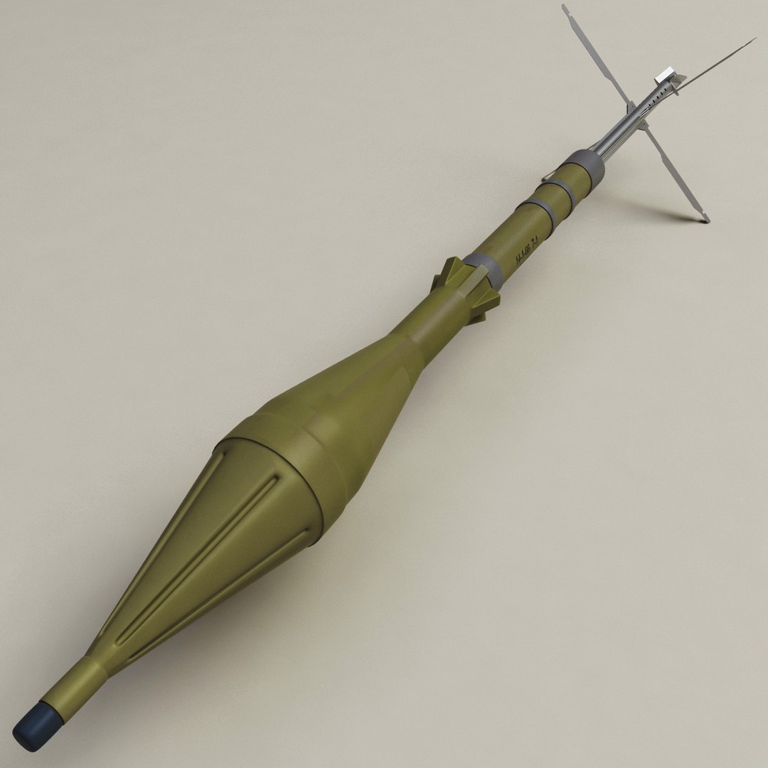 Rpg Grenade Pg-7v 3d Lwo
