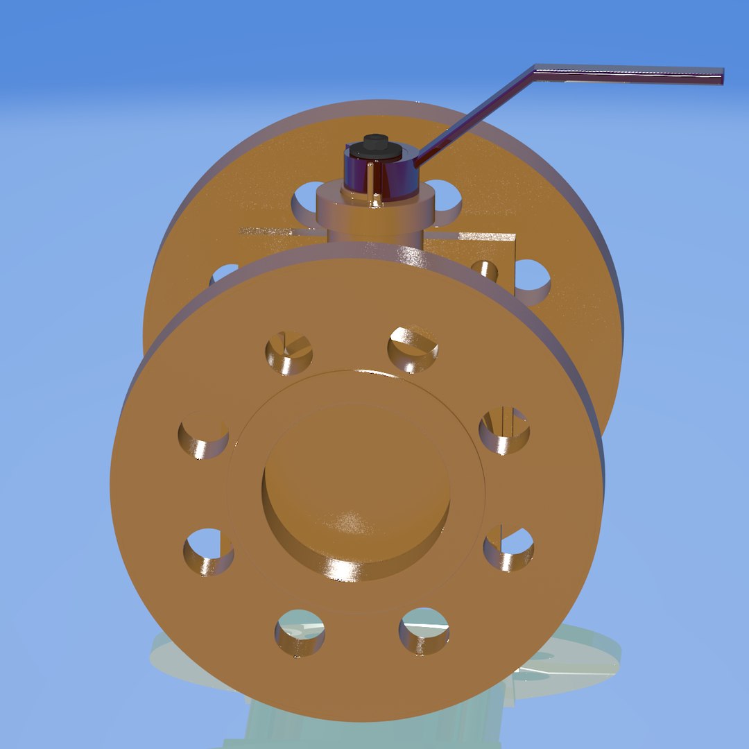 Gas Valve 3d Model
