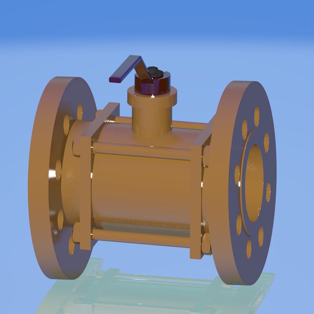 Gas Valve 3d Model