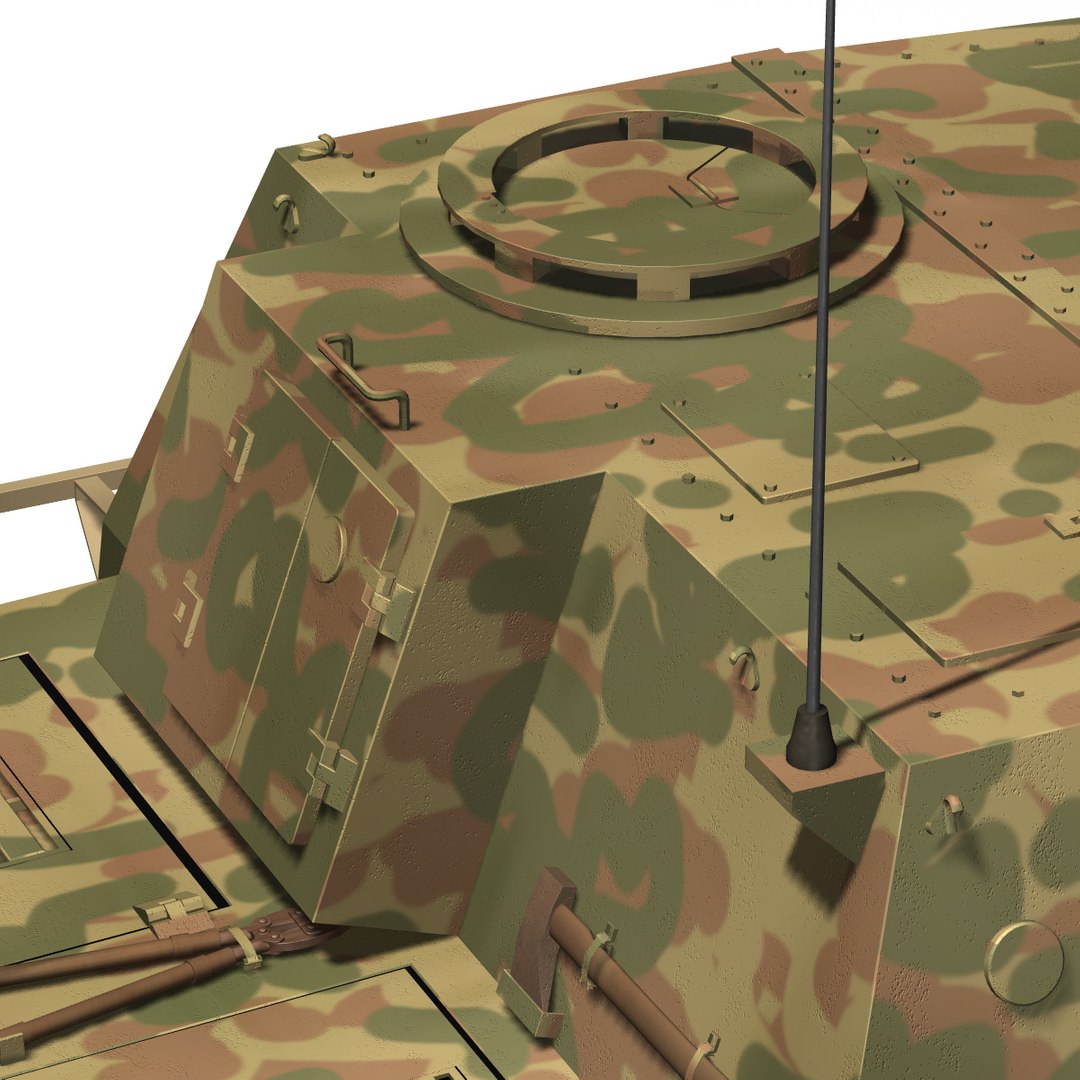 3d Sturmpanzer Brummbars Model