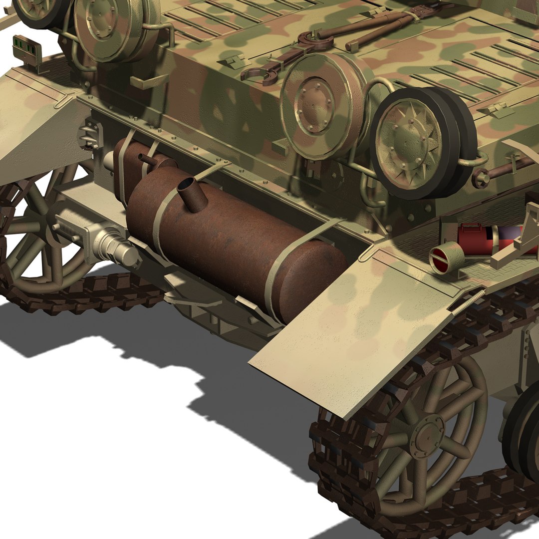 3d Sturmpanzer Brummbars Model