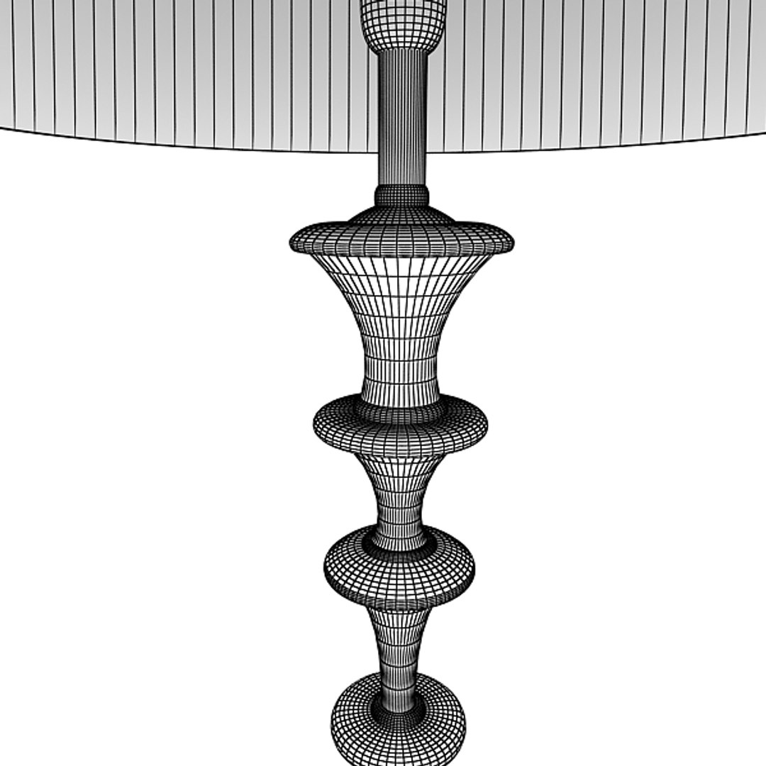 3d Modern Floor Lamp 08 Model