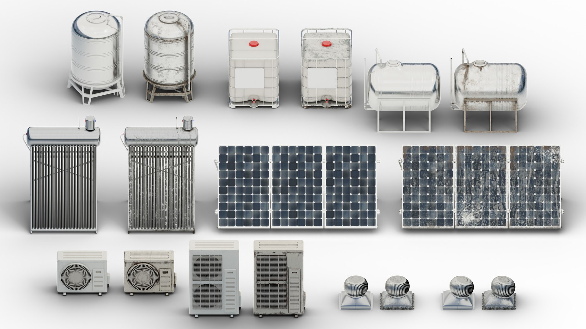 3D Model Rooftop Kit - TurboSquid 2377914