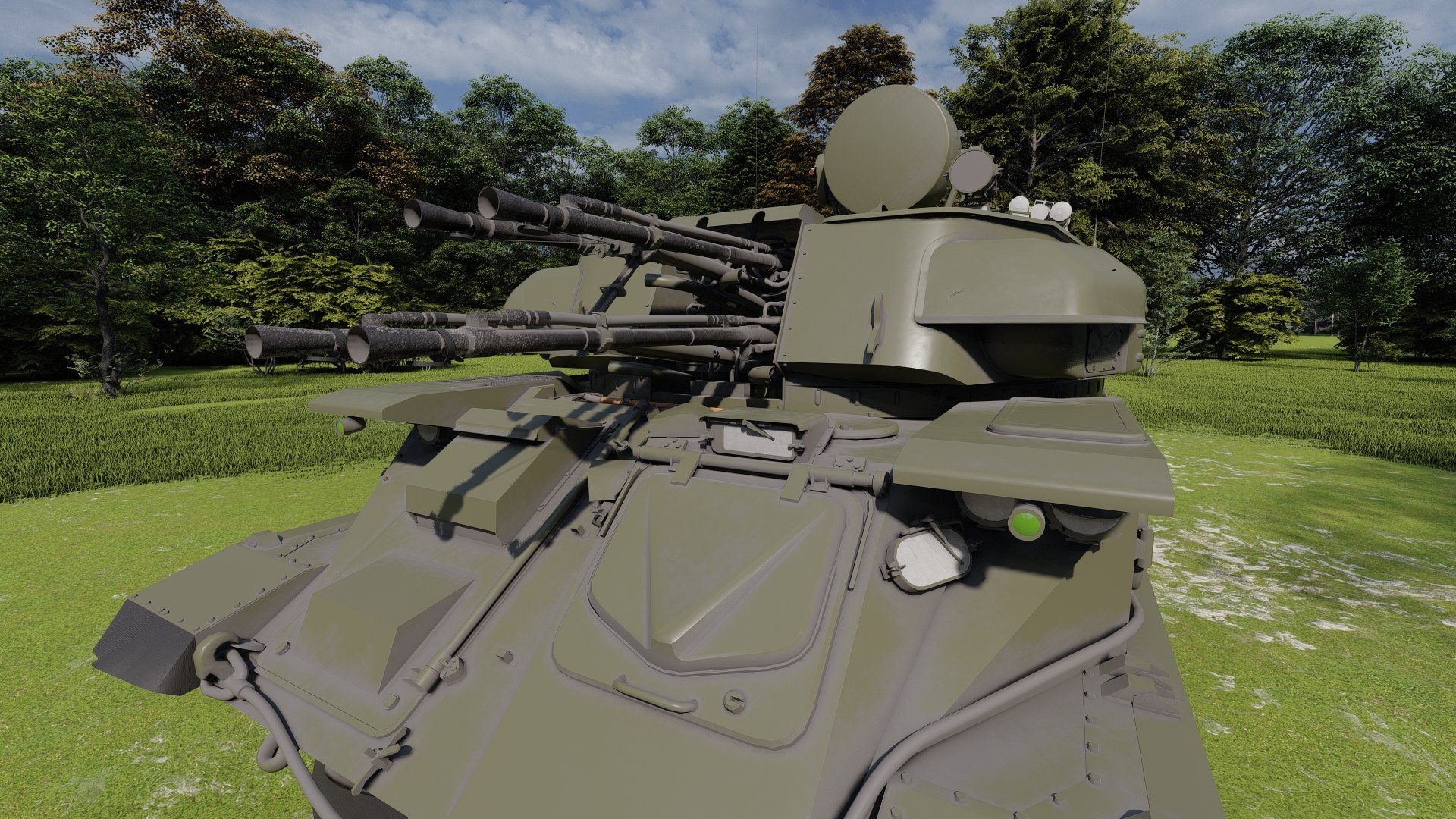 Anti Aircraft Tank 3D Model - TurboSquid 2285907