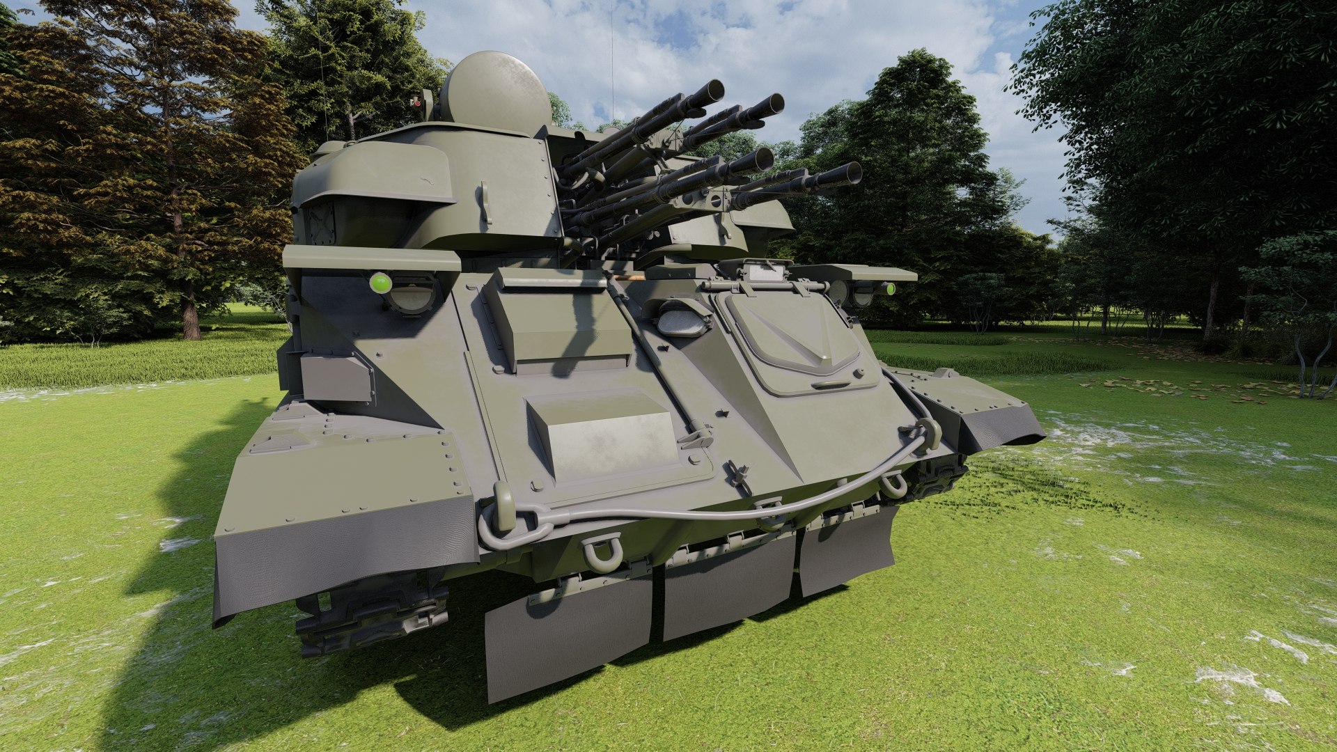 Anti Aircraft Tank 3D Model - TurboSquid 2285907