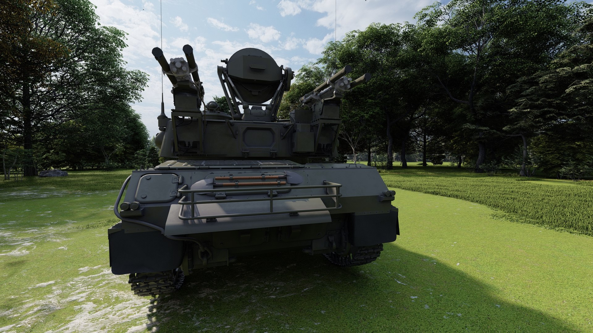 Anti Aircraft Tank 3D Model - TurboSquid 2285907