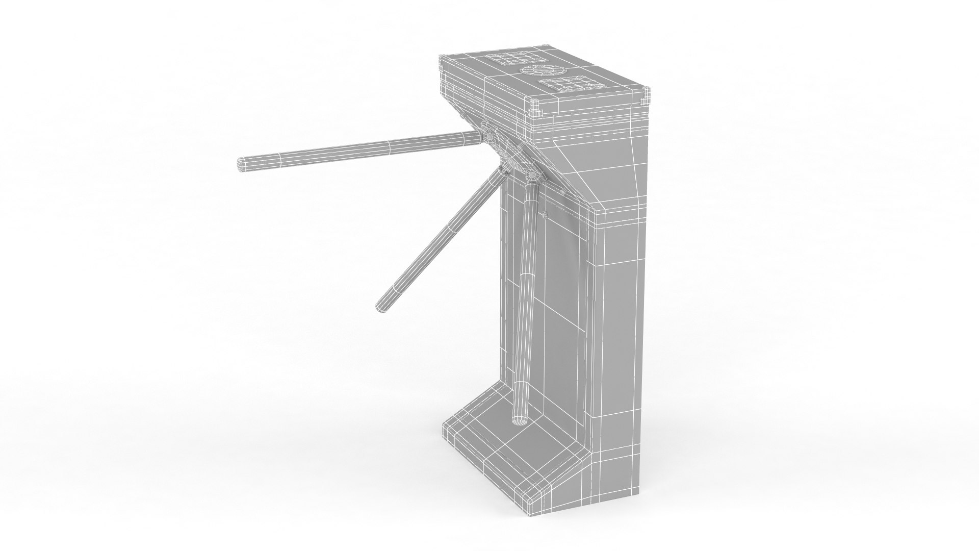 Turnstile Gate 3D - TurboSquid 2273106