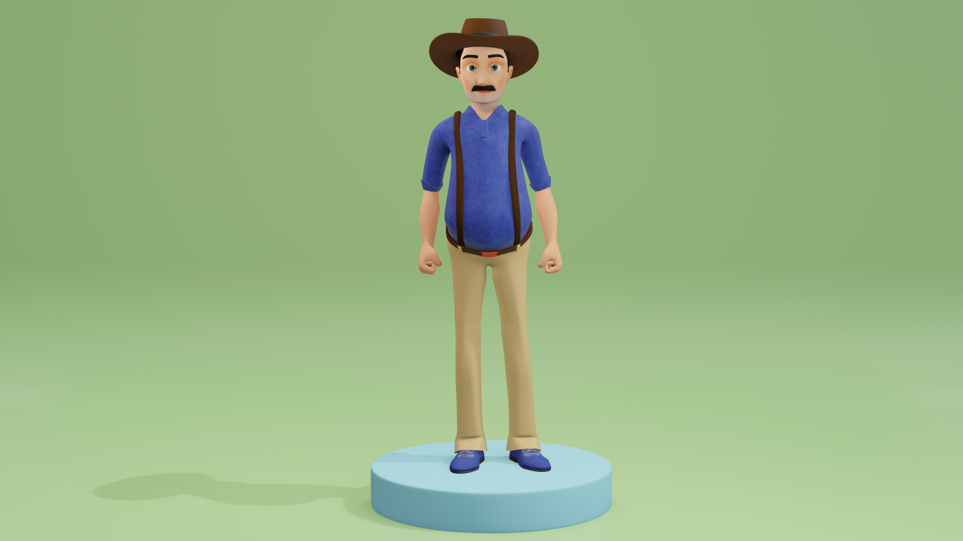 3D Farmer Man Rigged model - TurboSquid 1765652