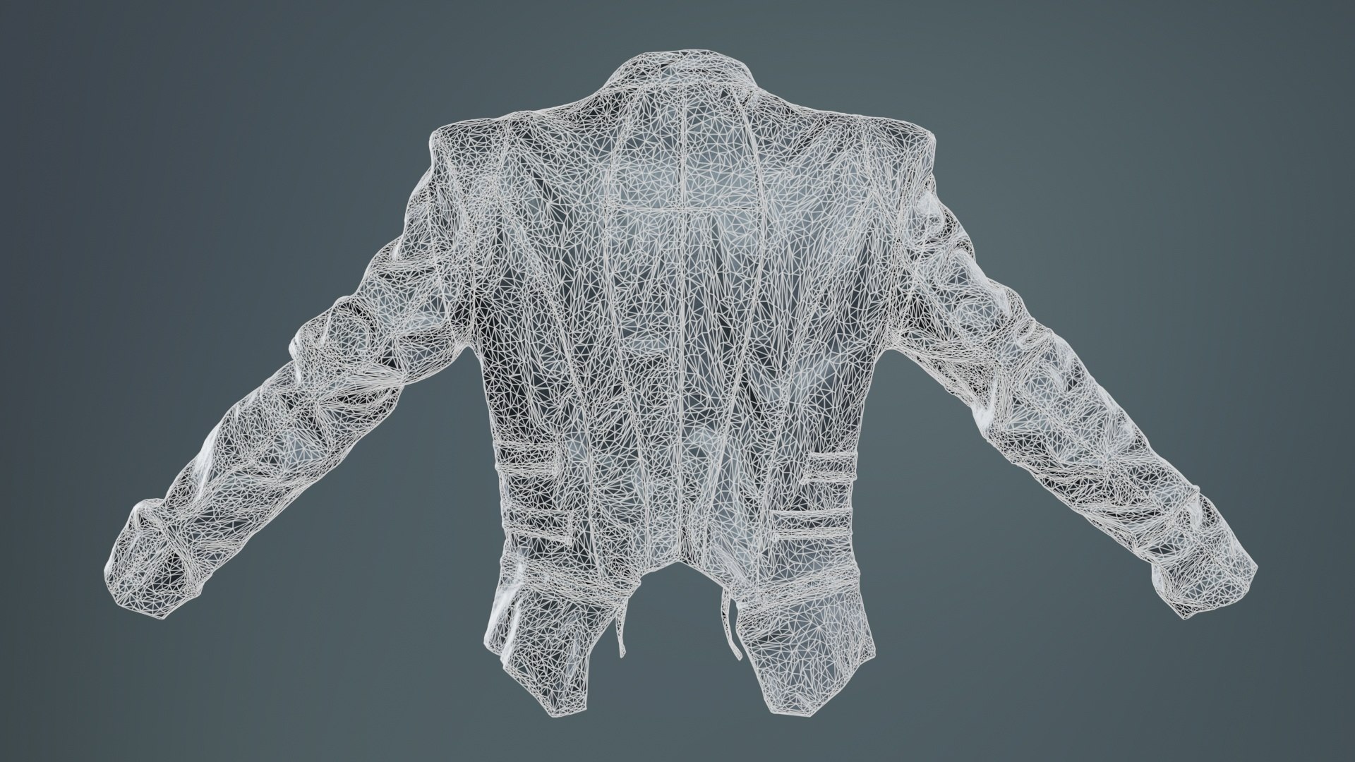 3D Model Flappy Leather Jacket Remastered - TurboSquid 2361390