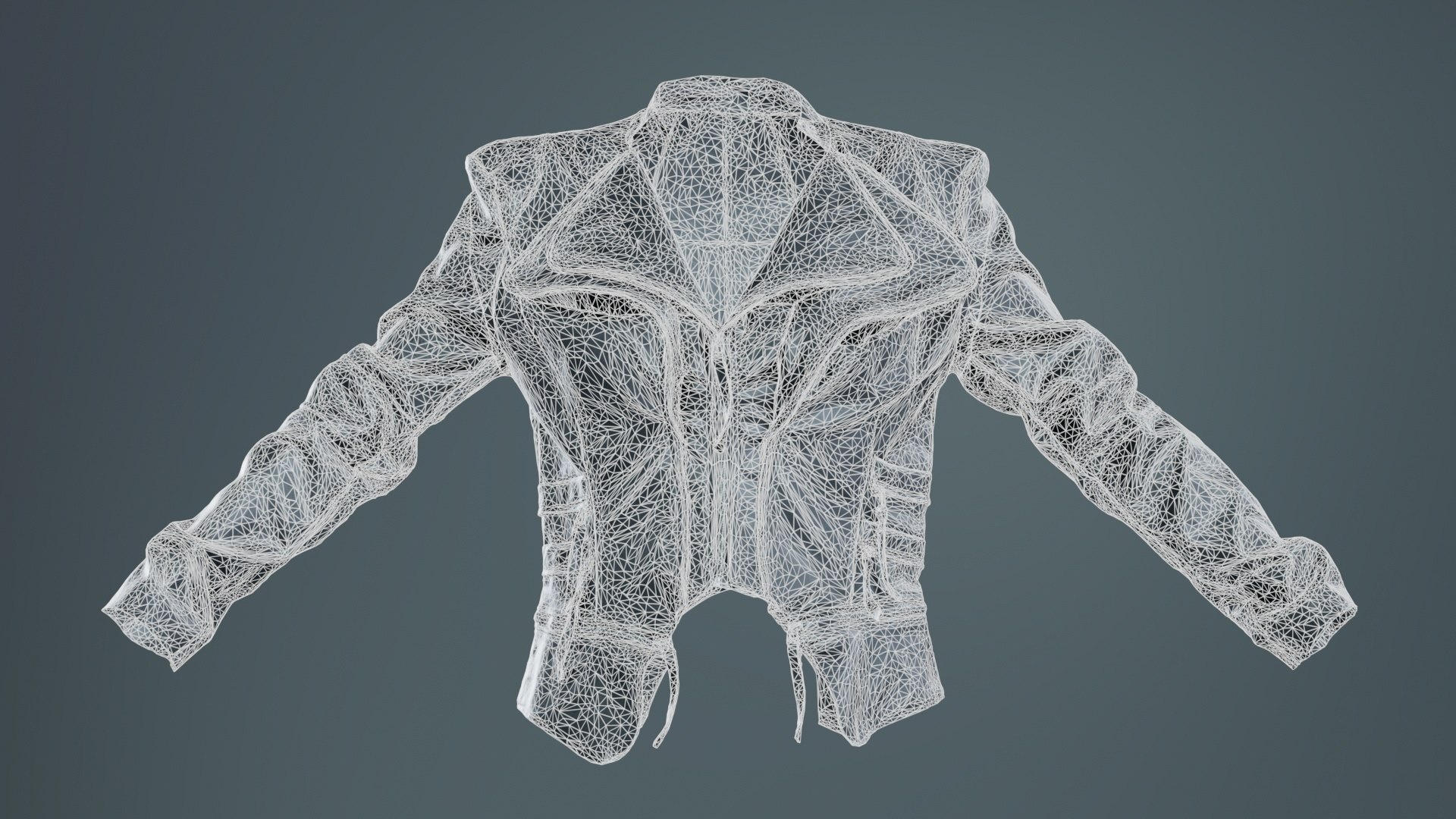 3D Model Flappy Leather Jacket Remastered - TurboSquid 2361390