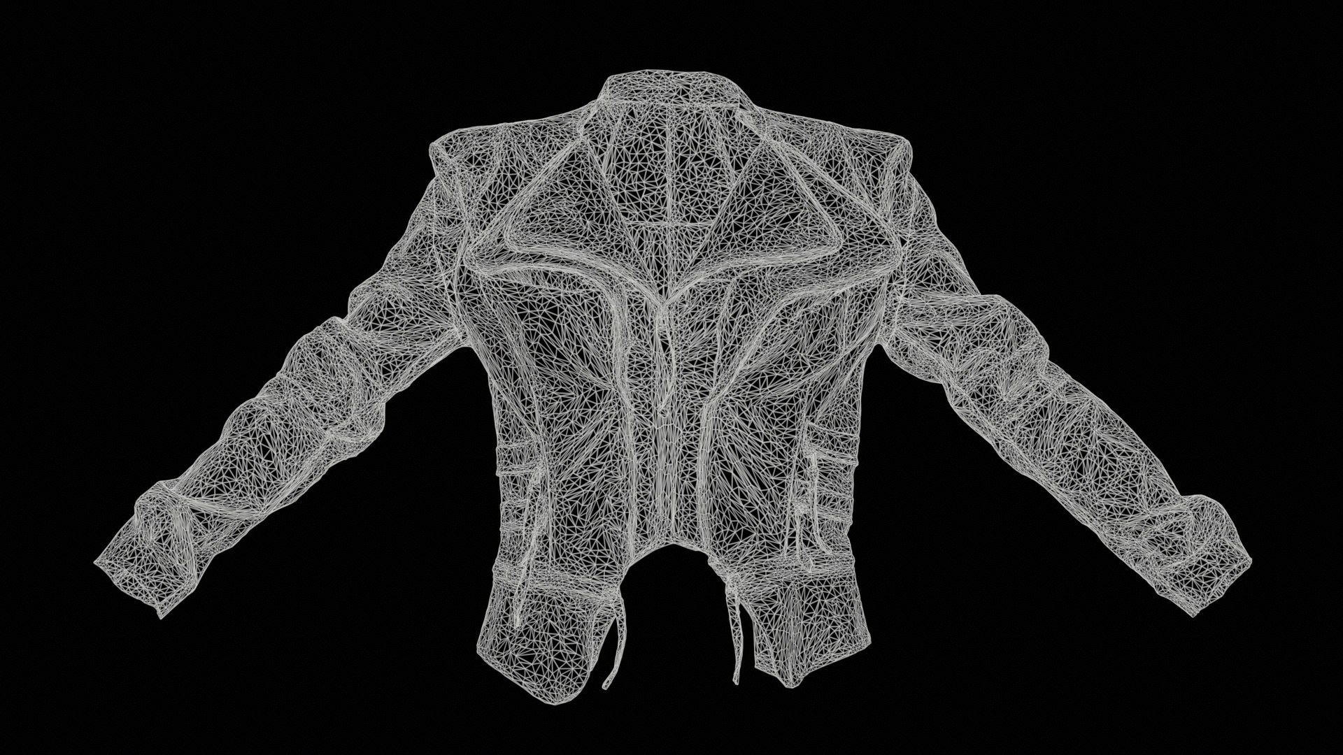 3D Model Flappy Leather Jacket Remastered - TurboSquid 2361390