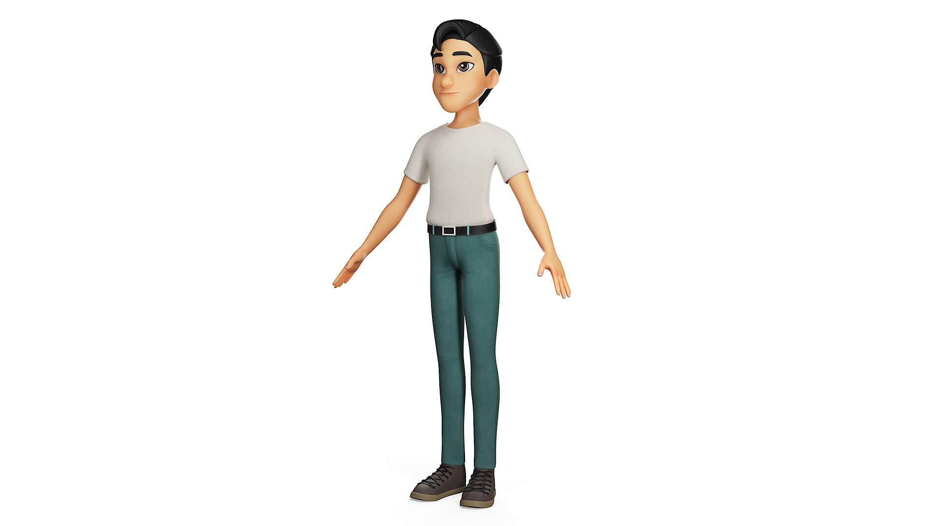 Rigged Cartoon Father Character 3D Model - TurboSquid 2071394