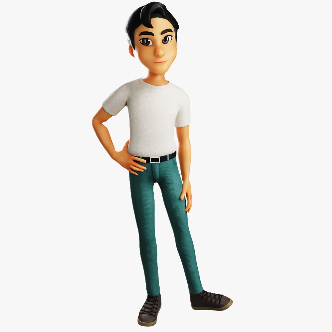 Rigged Cartoon Father Character 3D model - TurboSquid 2071394