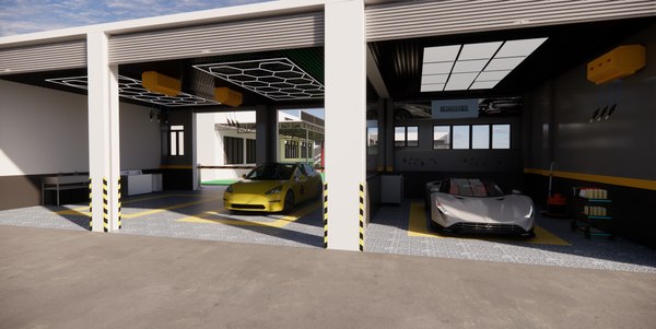 Mechanic Shop SketchUp Models for Download | TurboSquid