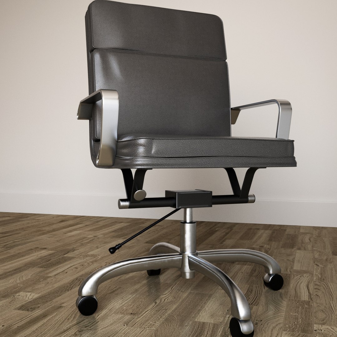 3D Lamp Desk Chair Model - TurboSquid 1636882