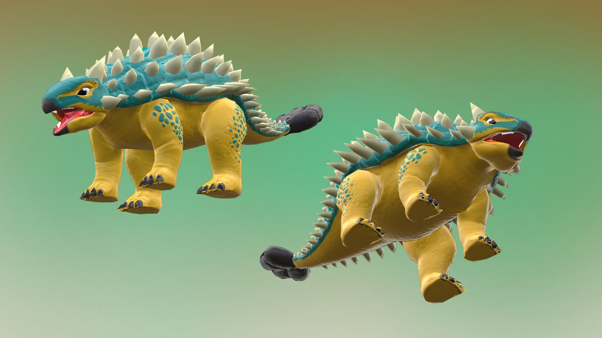 3D Ankylosaurus Adult - Dinosaur Charactor Model - TurboSquid 2195145