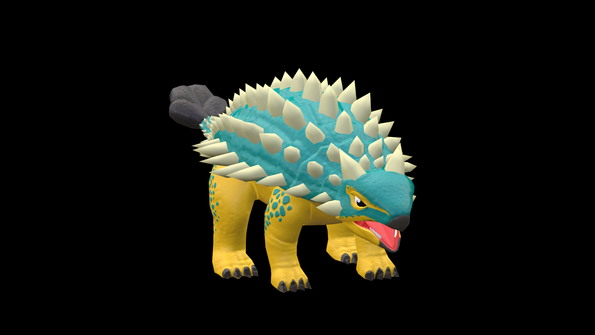 3D Ankylosaurus Adult - Dinosaur Charactor Model - TurboSquid 2195145