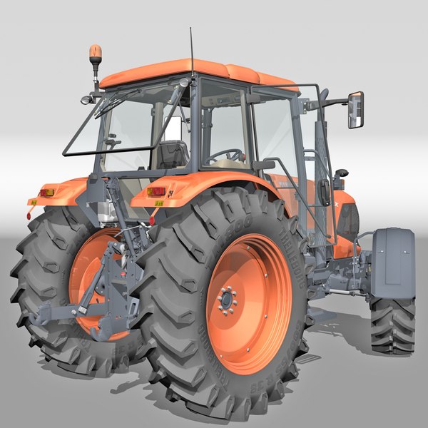 3d model tractor 1