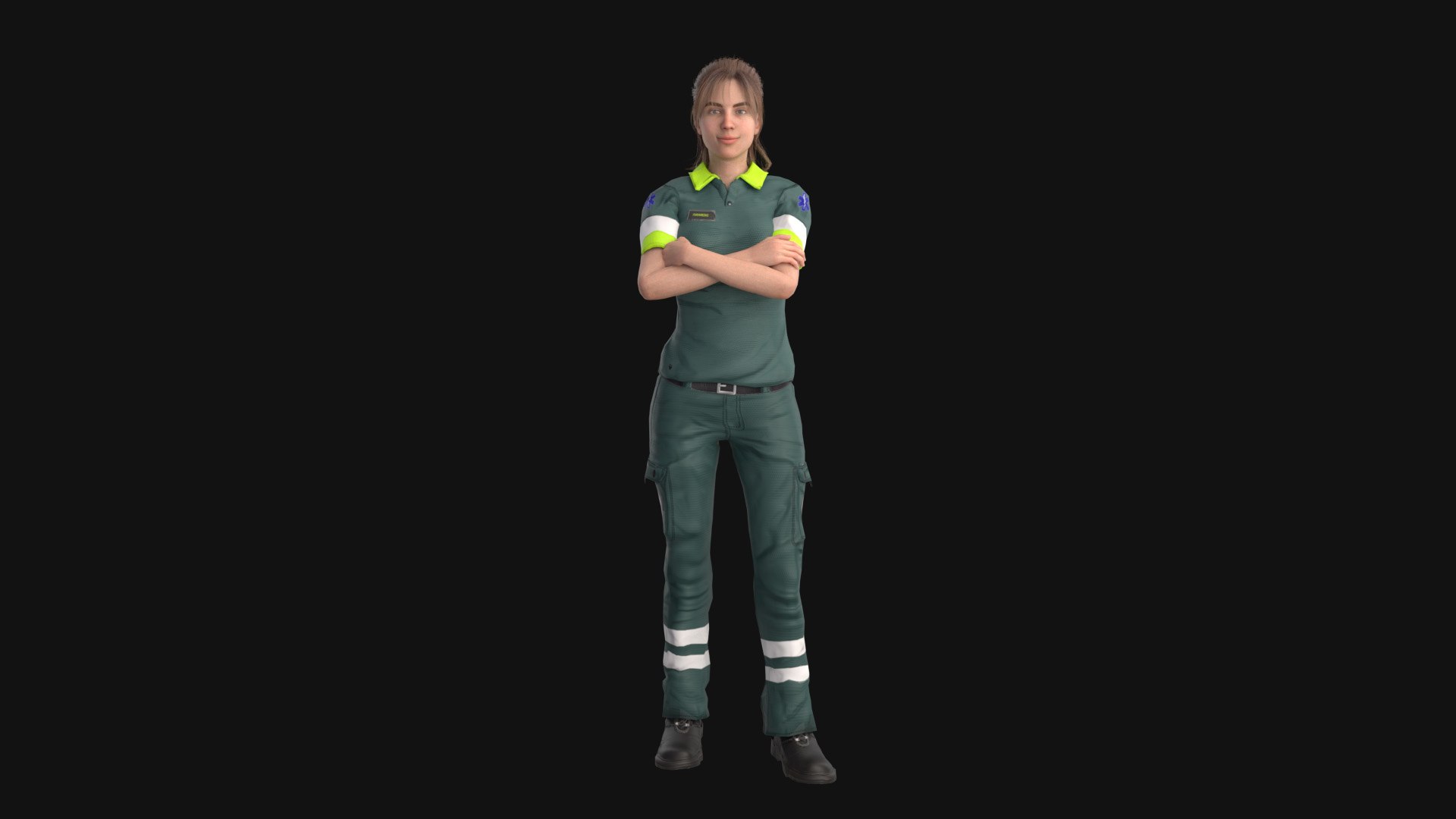 Paramedic Rigged 3D Model - TurboSquid 2256286