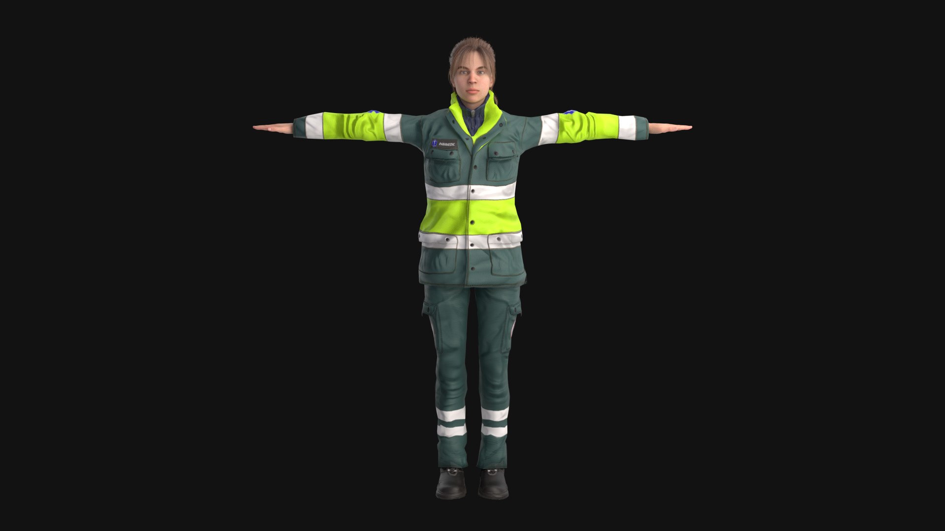 Paramedic Rigged 3D Model - TurboSquid 2256286