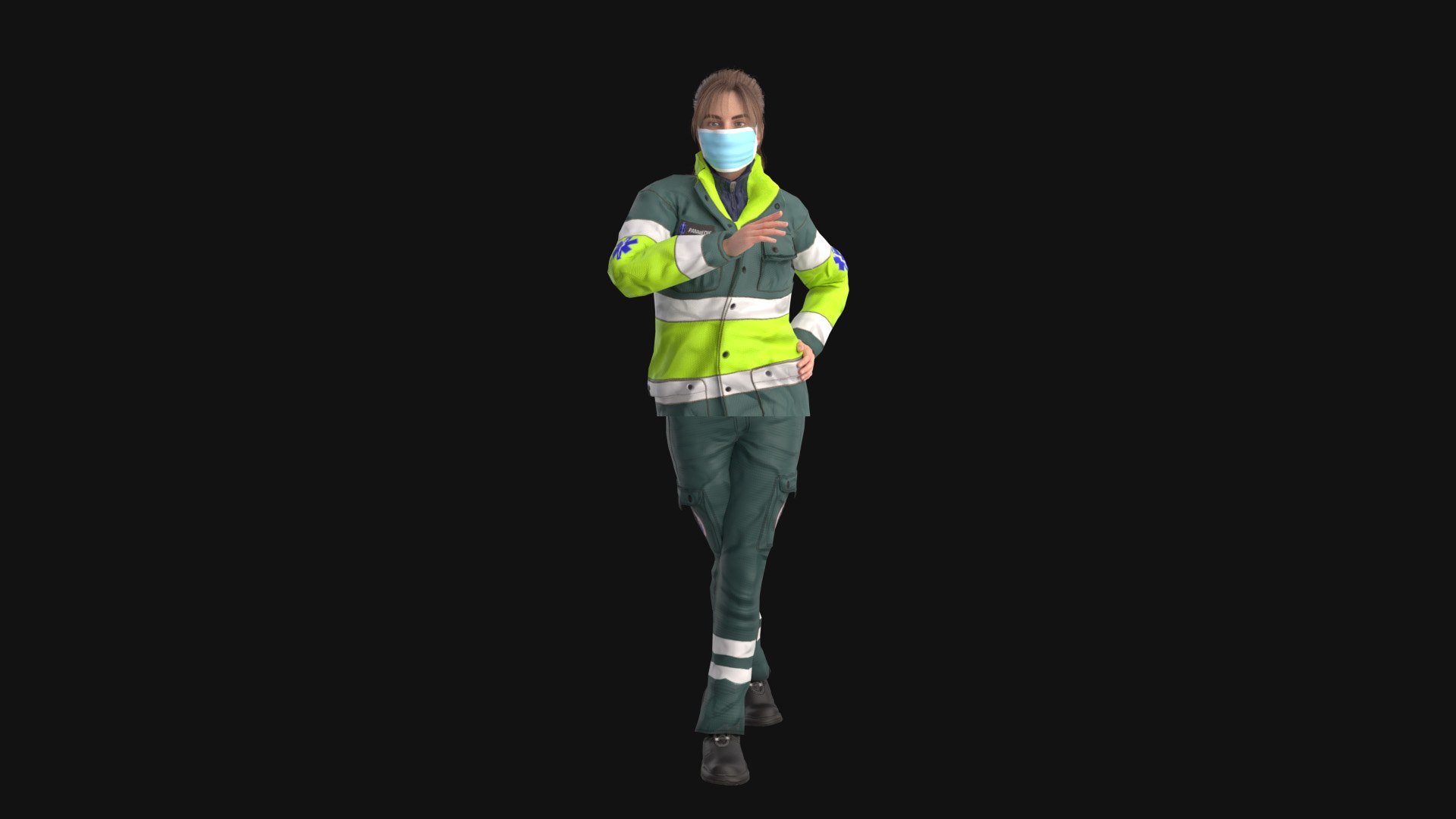 Paramedic Rigged 3D Model - TurboSquid 2256286
