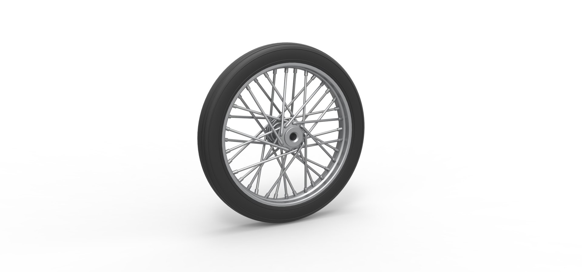 3D Diecast Front Wire Wheel Of Vintage Dragster Scale 1 To 25 Model ...