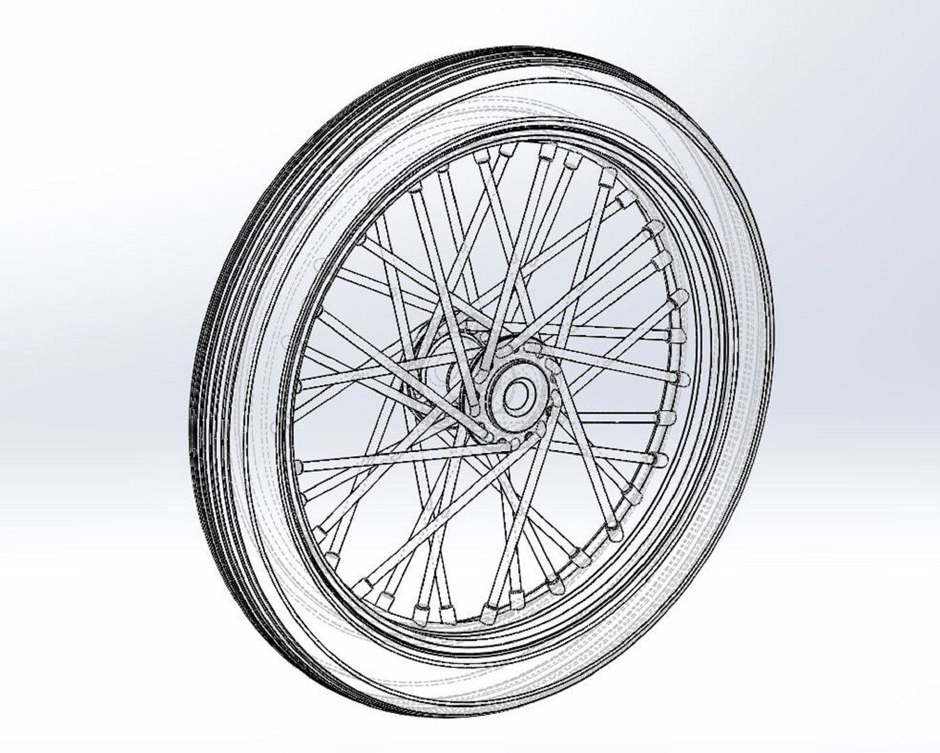 3D Diecast Front Wire Wheel Of Vintage Dragster Scale 1 To 25 Model ...