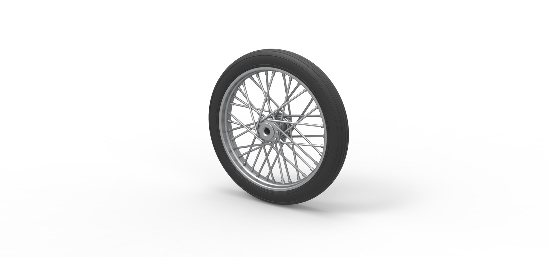 3D Diecast Front Wire Wheel Of Vintage Dragster Scale 1 To 25 Model ...