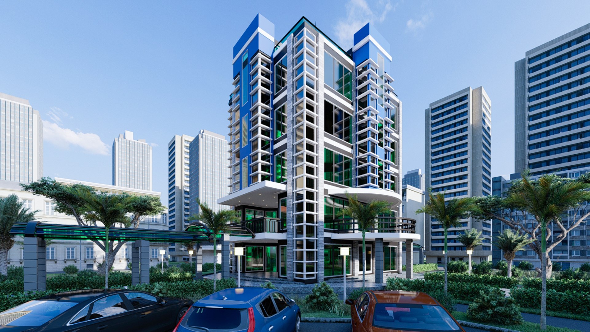 3D hotel type - TurboSquid 1631903